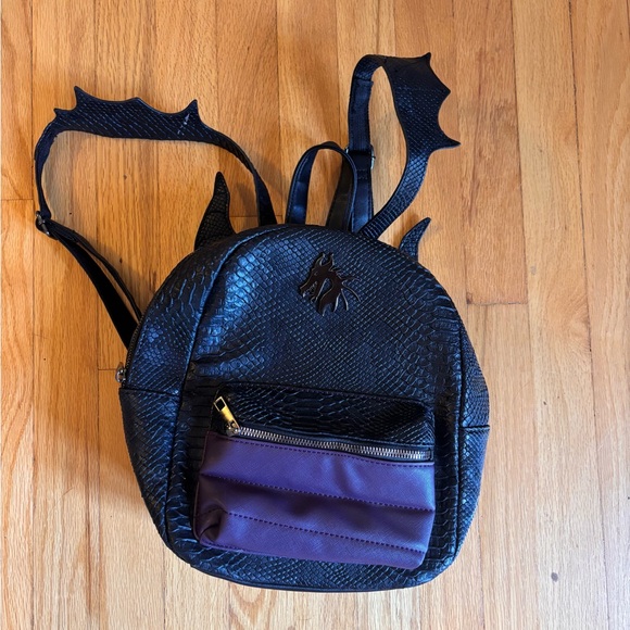 Disney | Bags | Disney Villains Maleficent Dragon Skin Mini Backpack ...